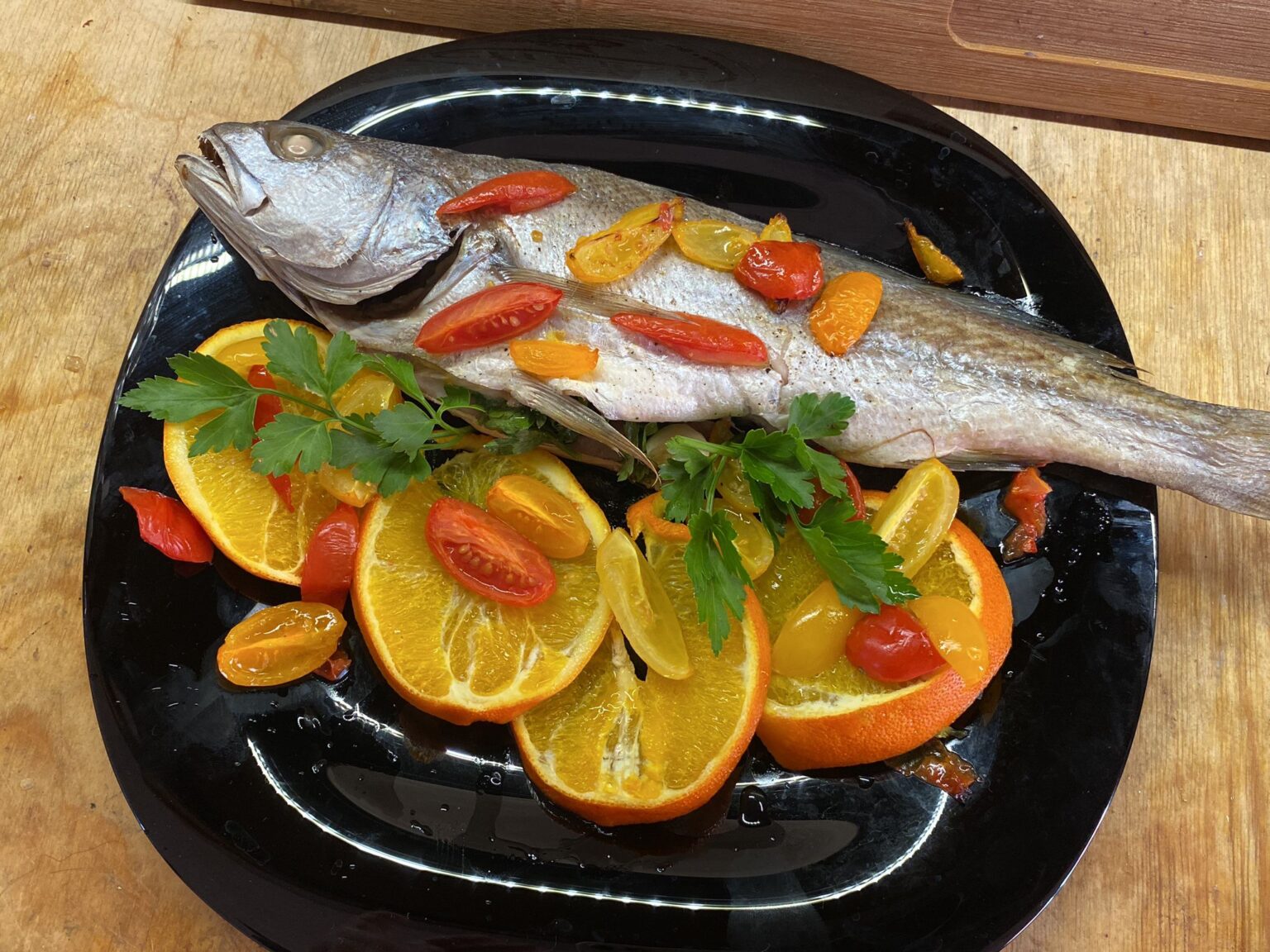 Ombrina al forno - Ricette di pesce