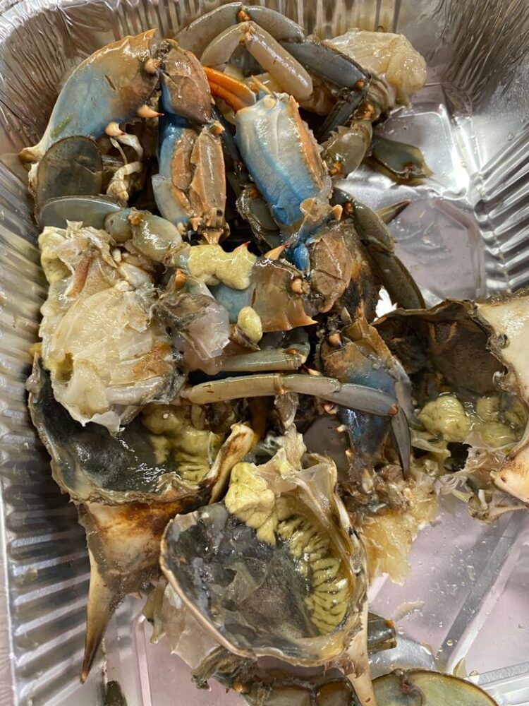 Granchio blu in padella - Ricette di pesce