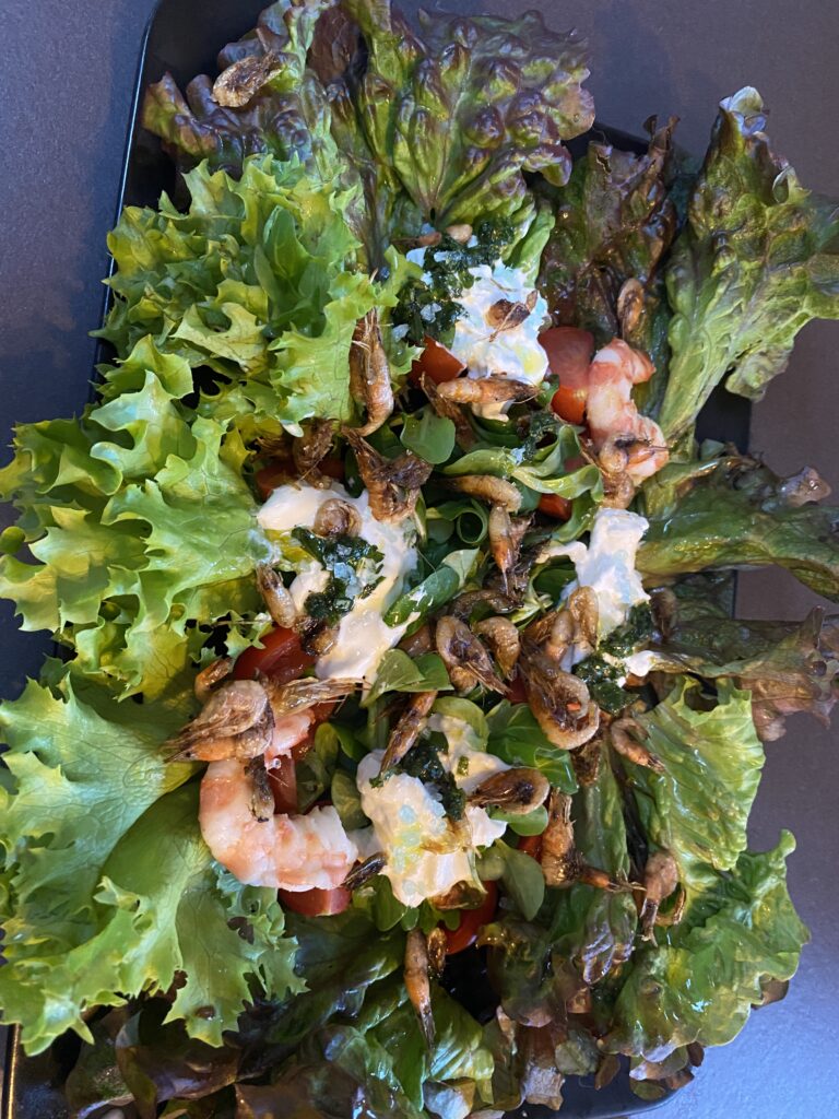 Insalata mazzancolle, schie e burrata | Ricette di pesce