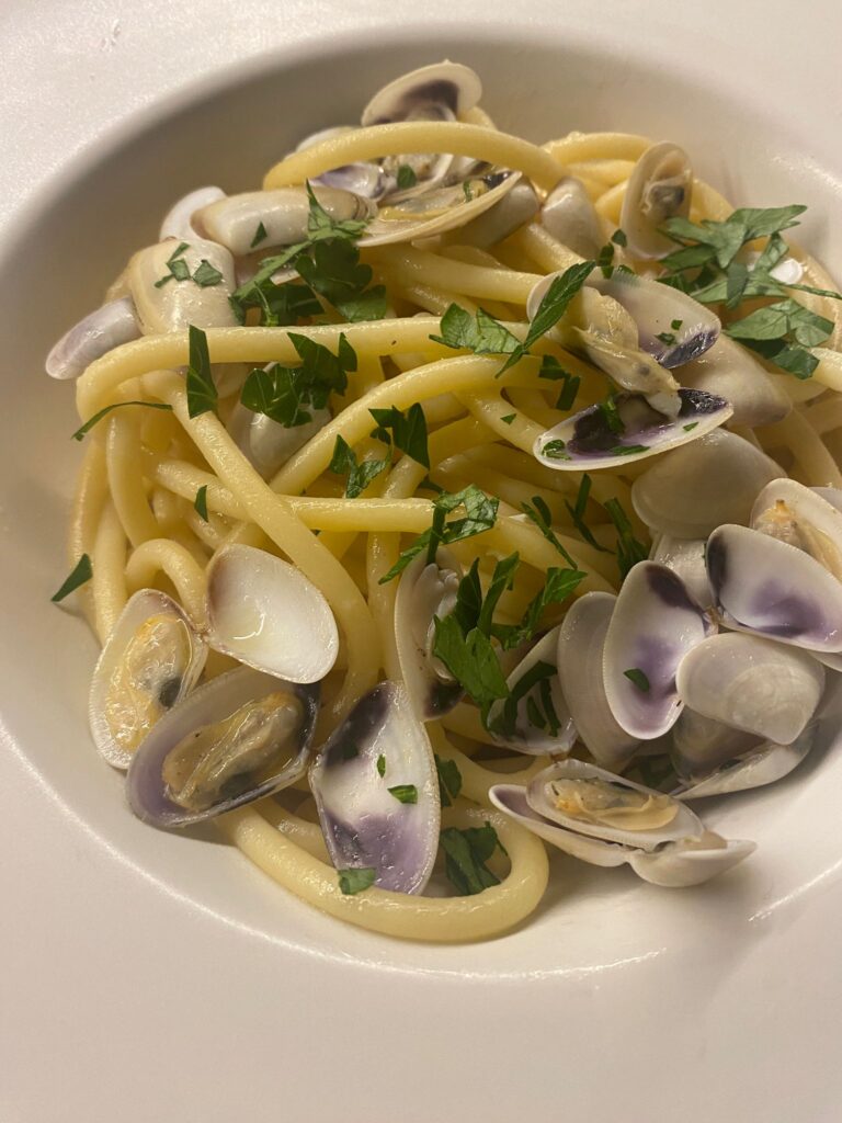 Pasta con le telline - Ricette di pesce