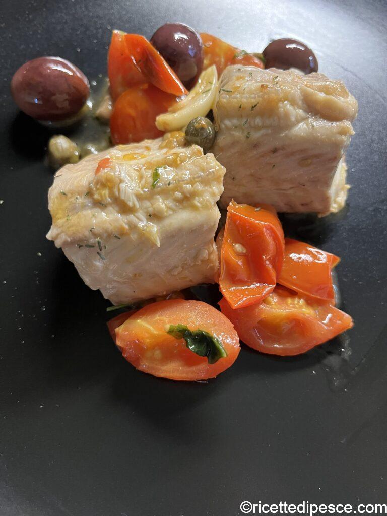 Palombo in padella - Ricette di pesce